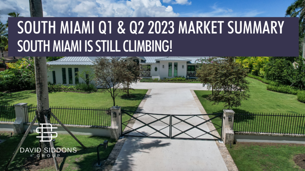 Our Q1 & Q2 2023 Miami Real Estate Market Reports David Siddons Group